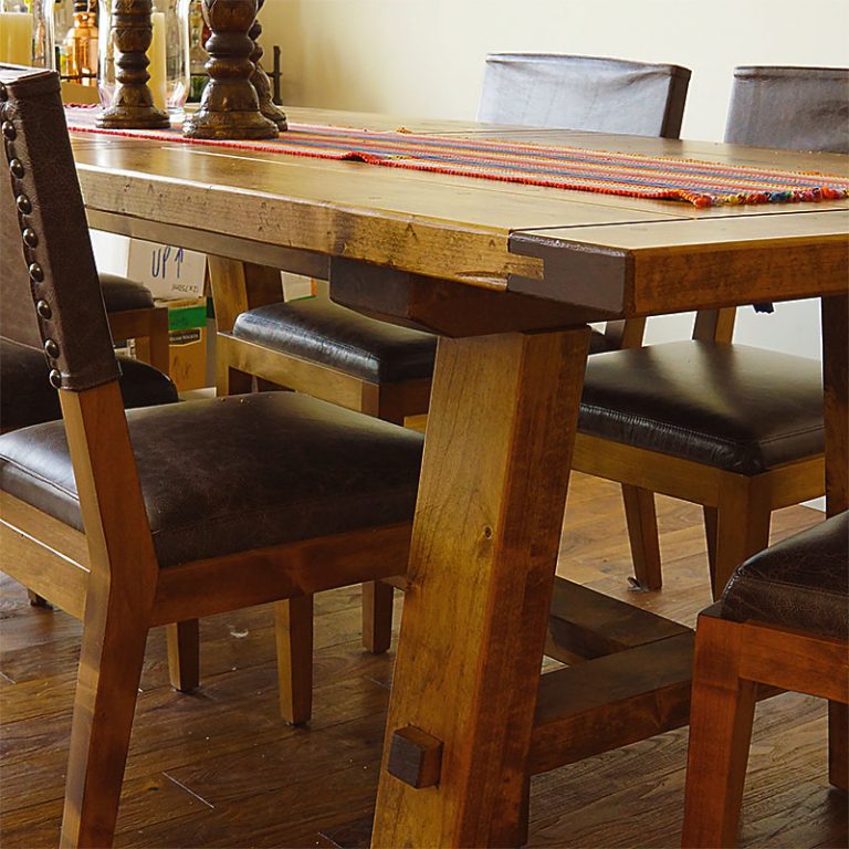 Patron Double Pedestal Table - Ernest Thompson